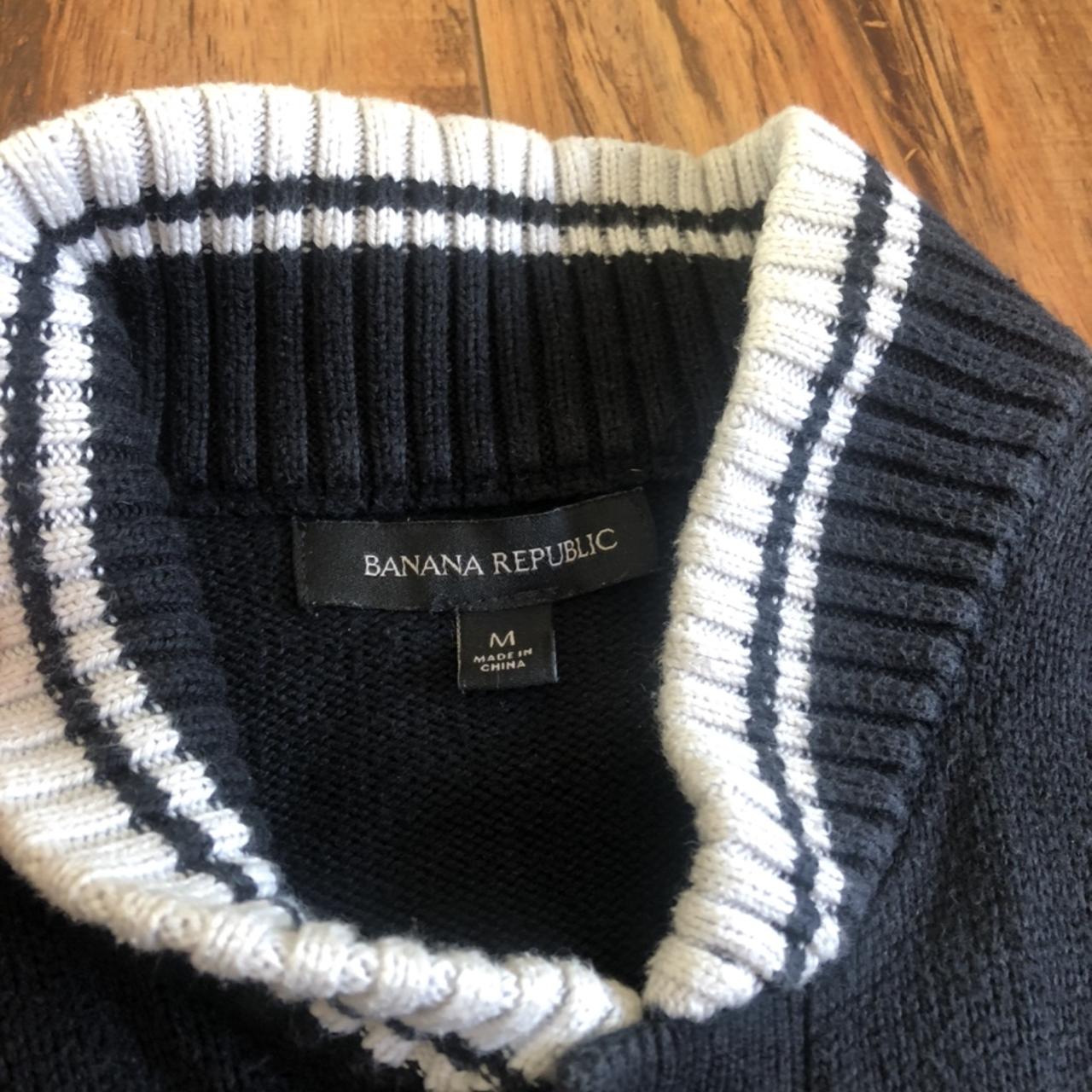 Retro Banana Republic varsity sweater / jacket made... - Depop