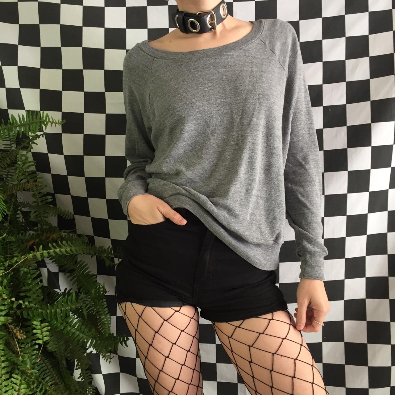 Super comfy worn-in heather grey raglan! Somewhere... - Depop