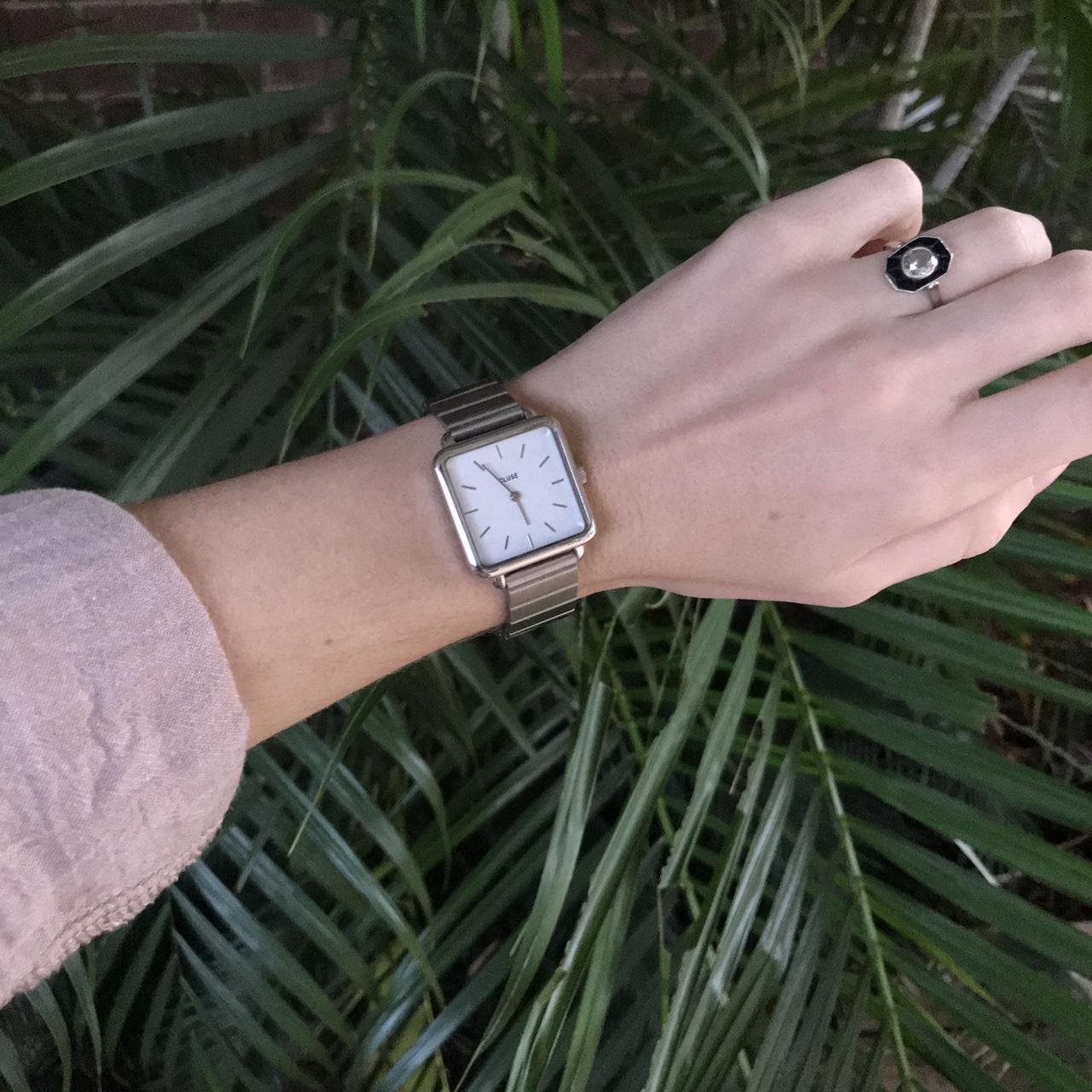 Modern silver Cluse watch 🌀 free shipping on... - Depop