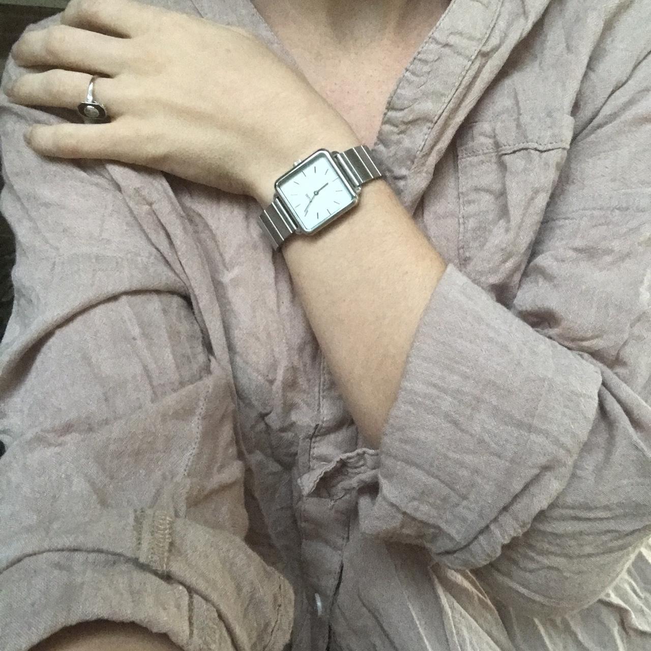 Modern silver Cluse watch 🌀 free shipping on... - Depop