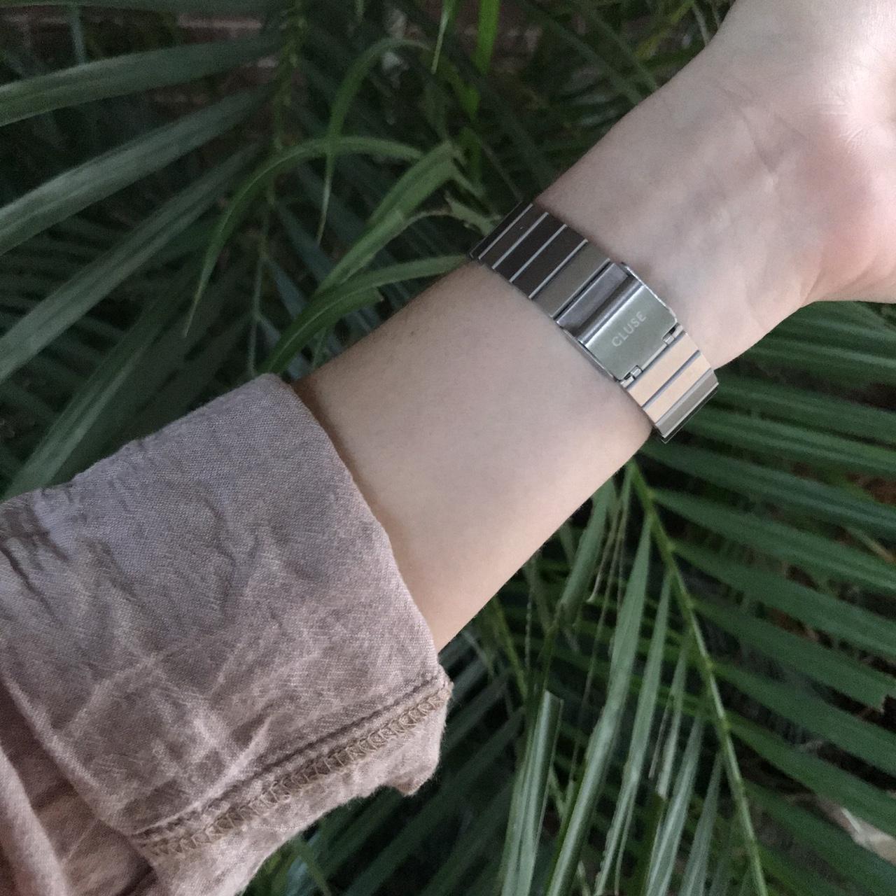 Modern silver Cluse watch 🌀 free shipping on... - Depop