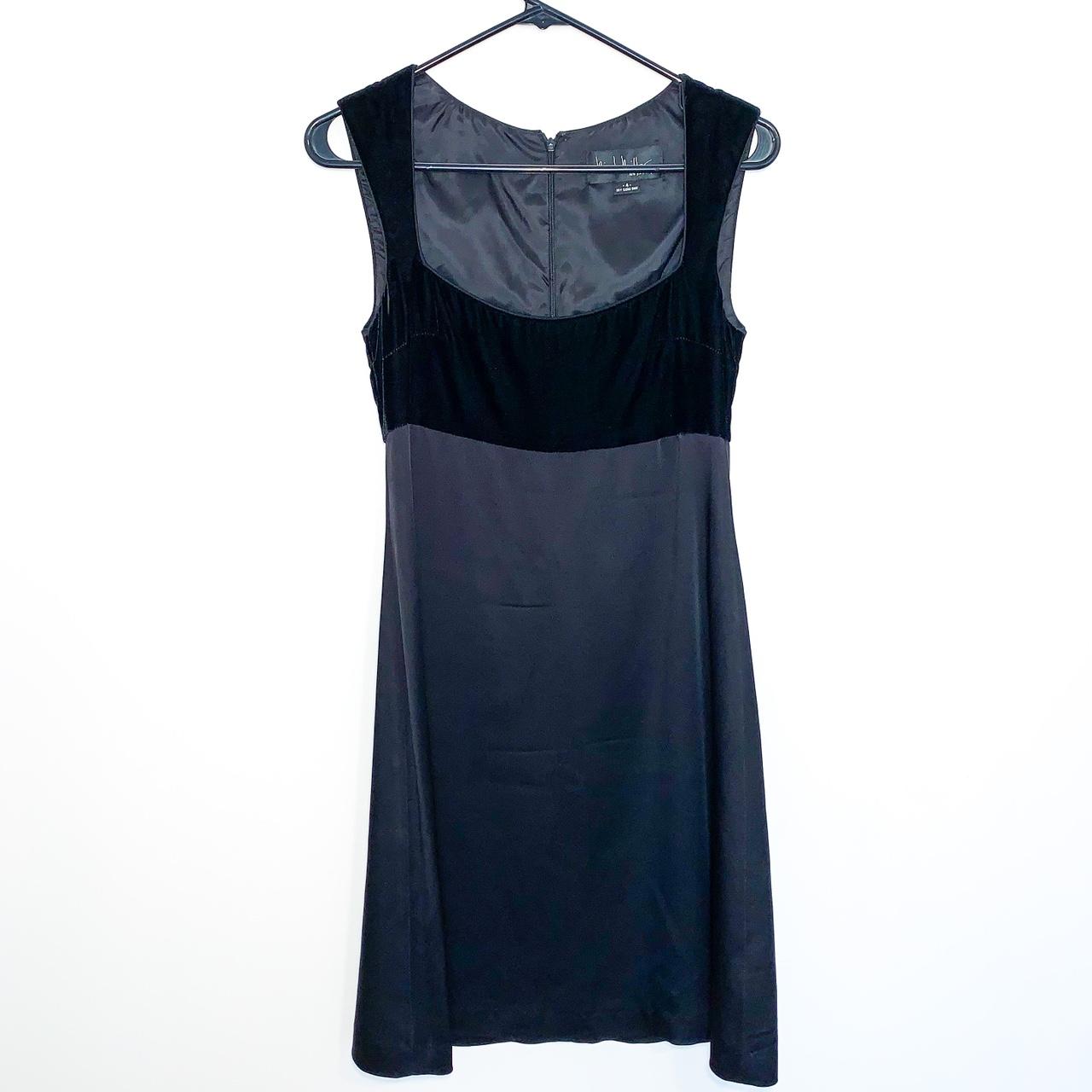 Nicole Miller Women's Black Dress | Depop