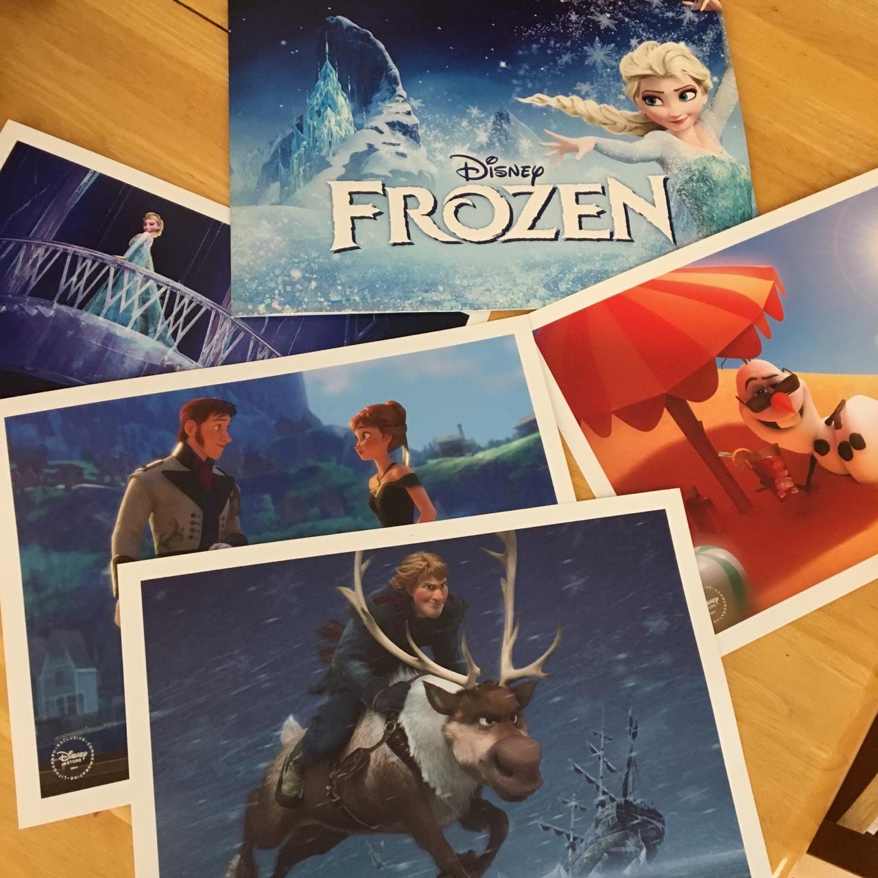 Disney frozen special 4 set lithographs. The 4... - Depop