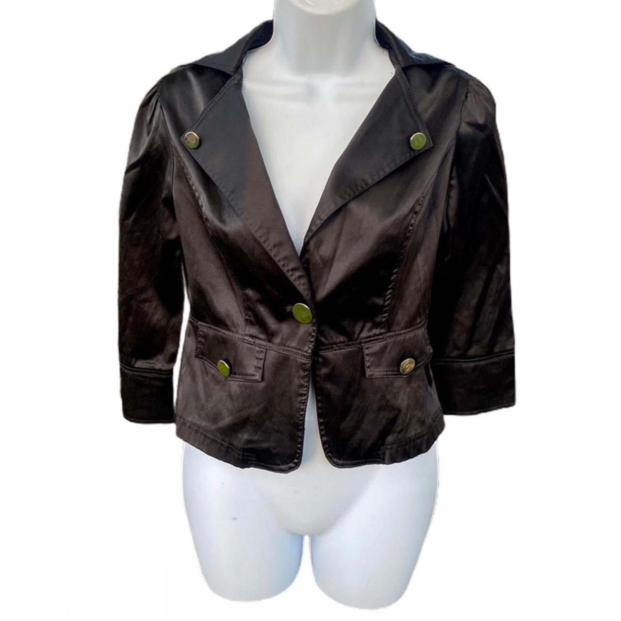 A'GACI Women's Jacket - Black - S – Agaci Shiny Black… - Gem