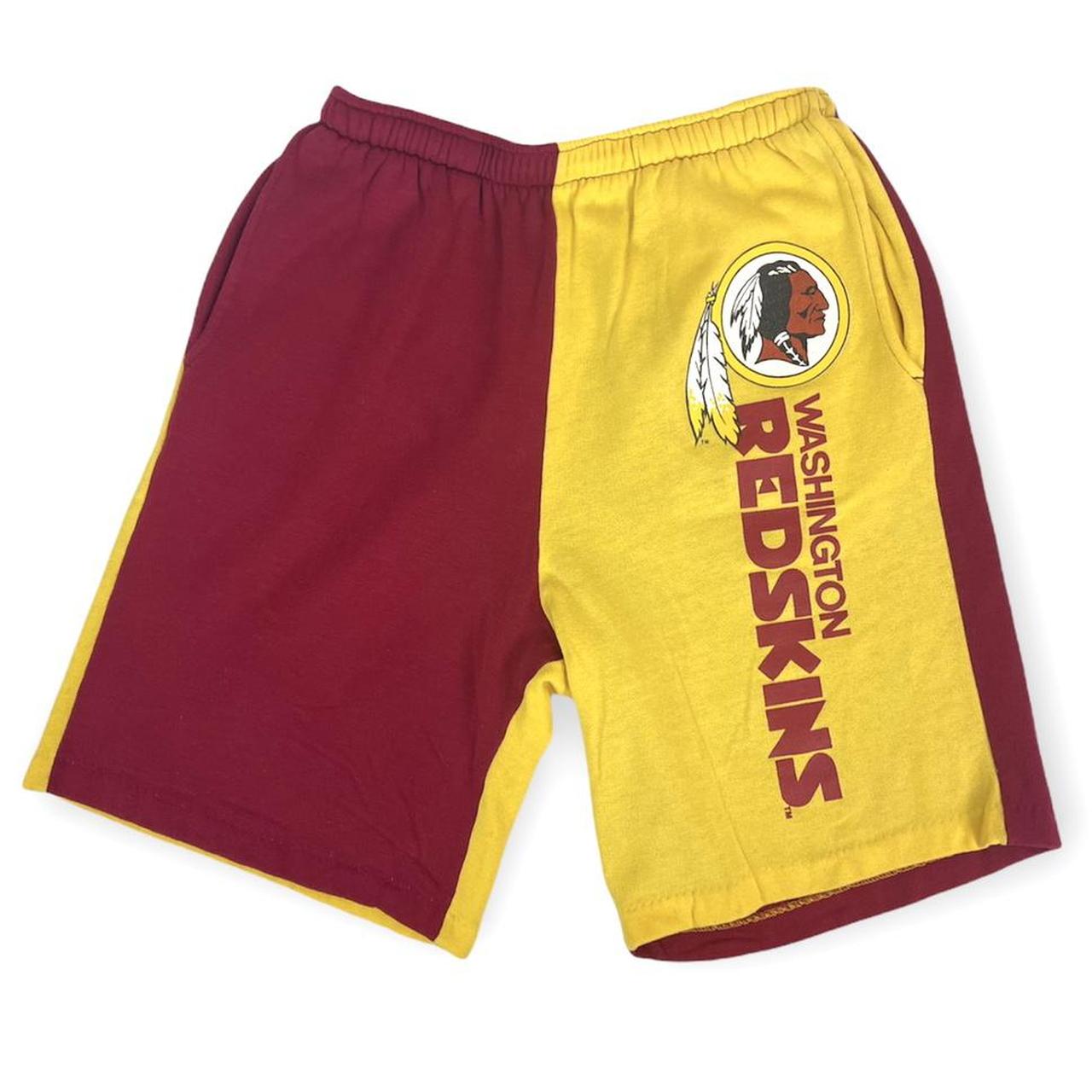 Vintage Washington Redskins Color Block Shorts Size... - Depop