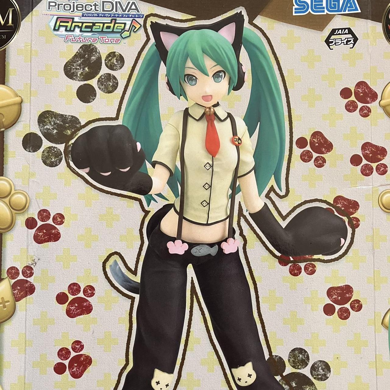 Hatsune Miku SEGA Neko Figure Box & Instructions... - Depop