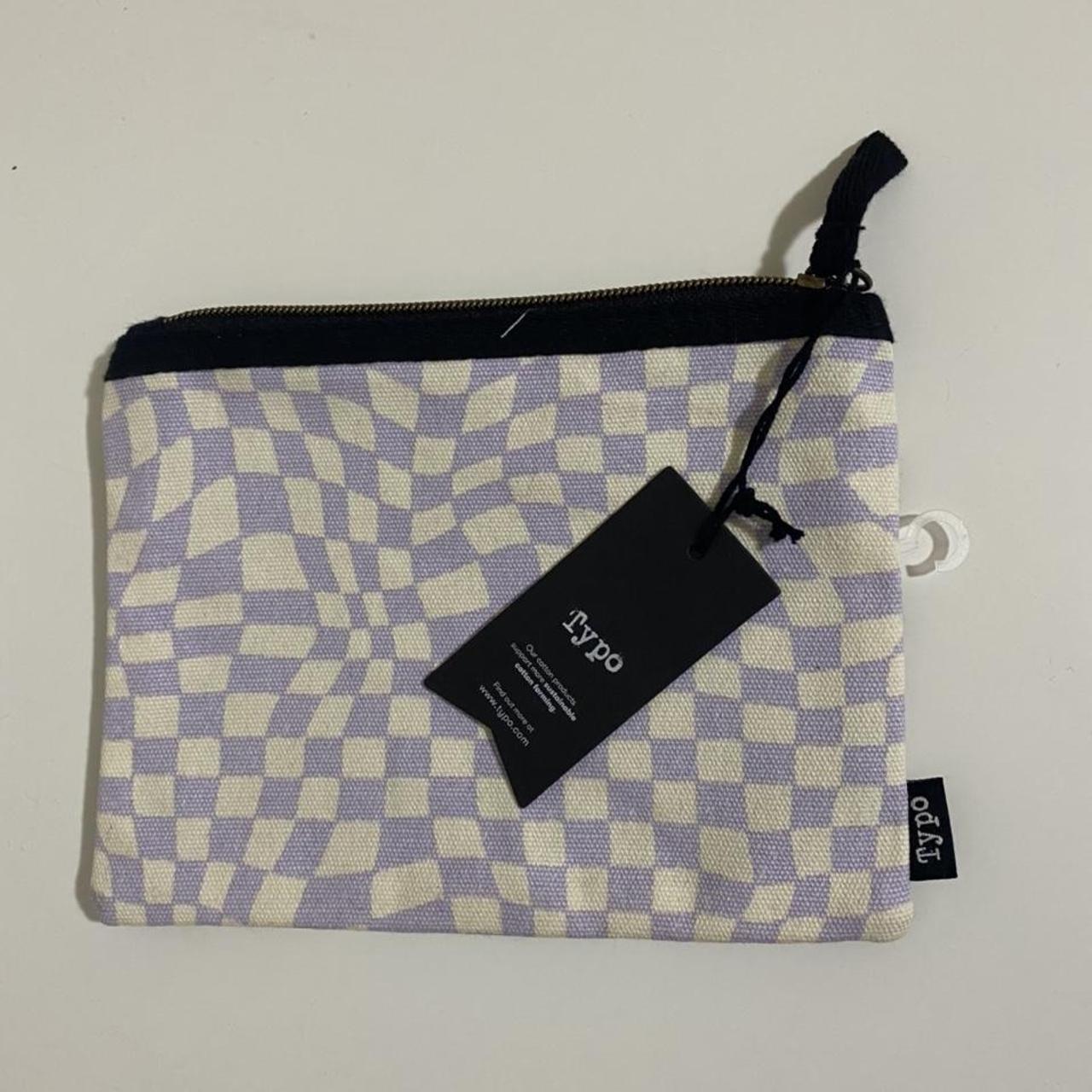 Typo Women's White and Purple Bag | Depop