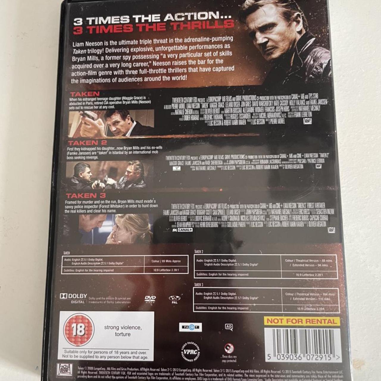 Taken DVD trilogy Excellent condition Would make a... - Depop