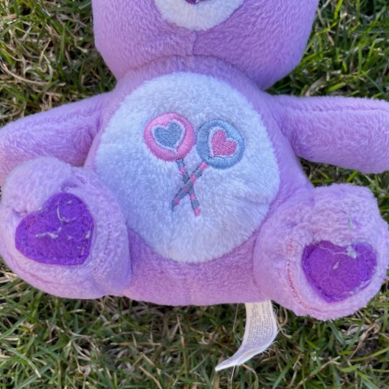 Mini carebear purple plushie REPOP mini sized has... - Depop