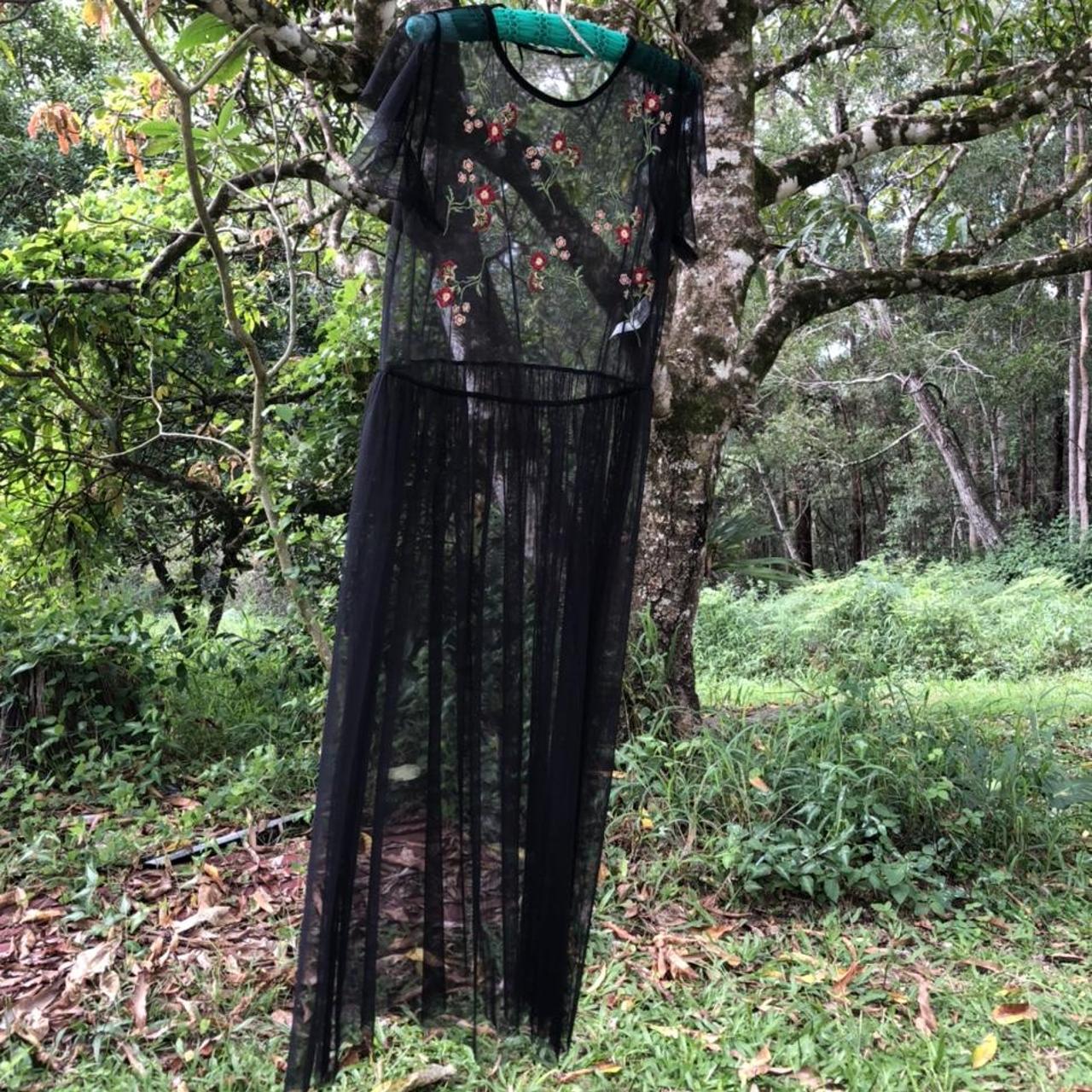 🦅🌷🦅🌷🌻🌷🌻🌷🦅🦅 this one. A sheer, floral, mesh dress... - Depop