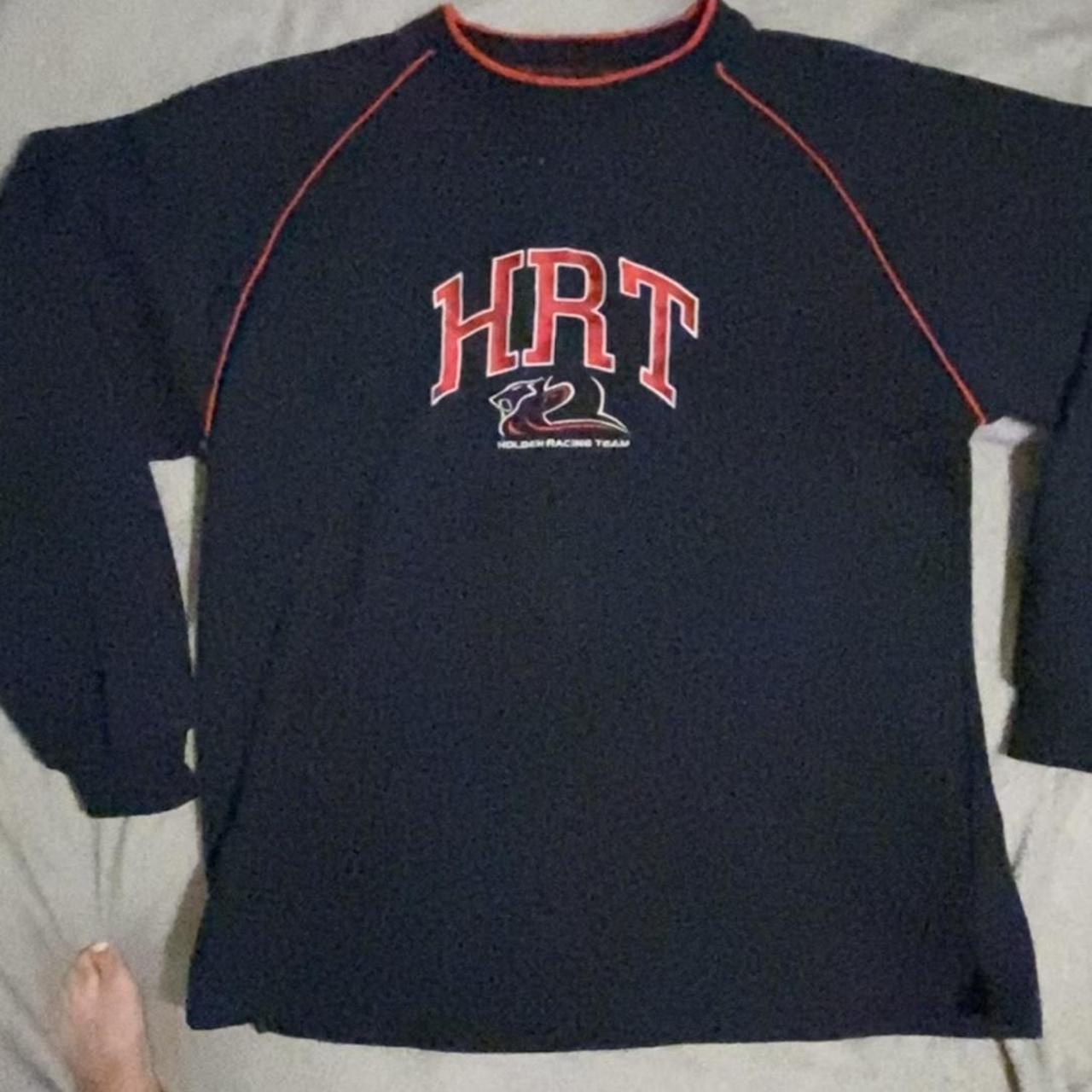 Men’s Navy & Red (HRT) Holden race team jumper Size... - Depop