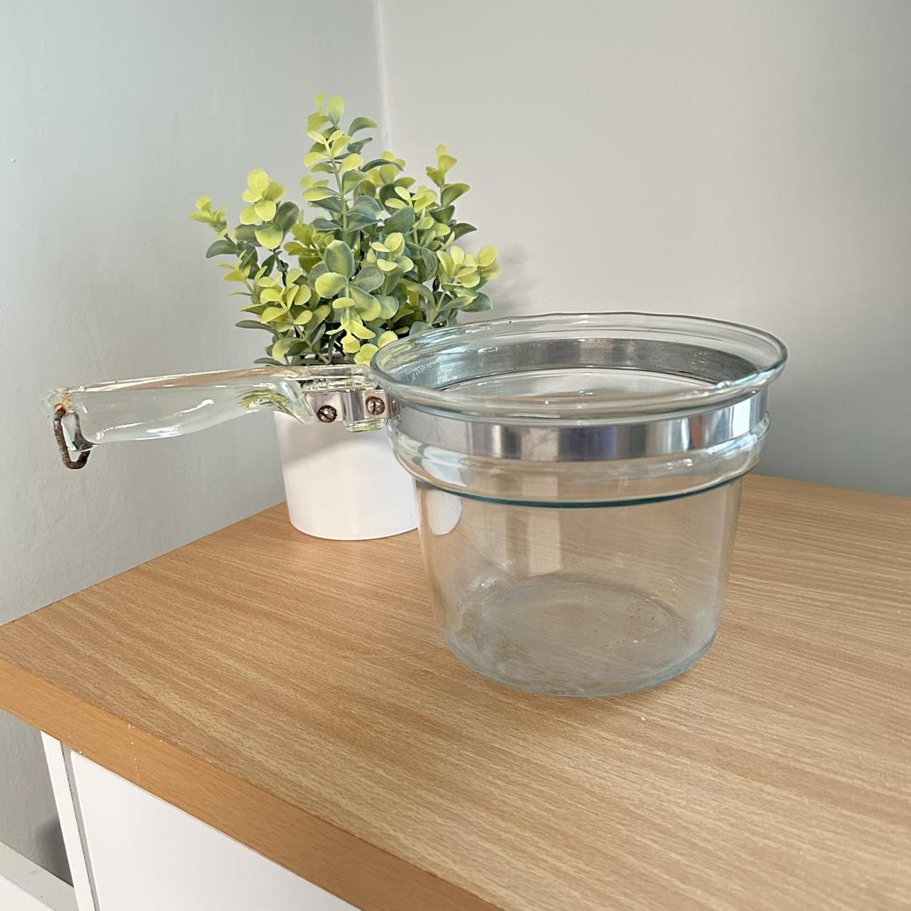 Pyrex •vintage Pyrex Double Boiler Glassware Depop