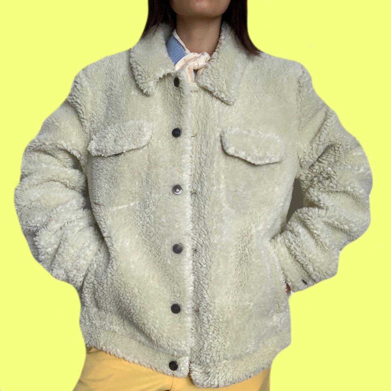 🌼Teddy fur jacket 🌼 Cute oversized jacket for... - Depop