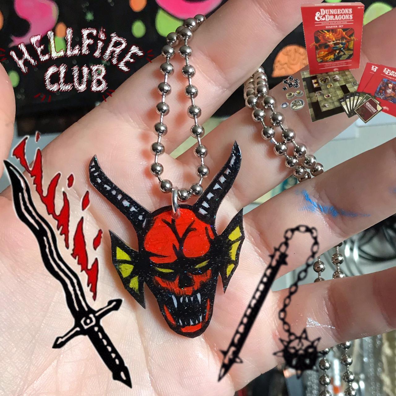 🔥 hellfire club 🔥 This adorable ball chain necklace... - Depop
