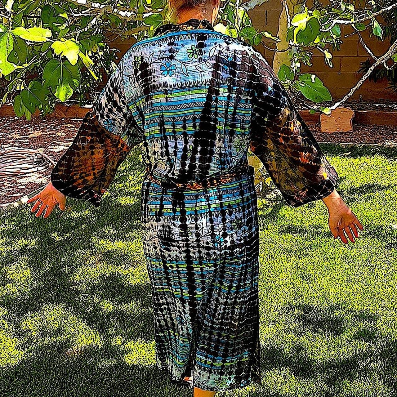 Mojave Close Upcycle Beach Art Robe Beth. ... - Depop
