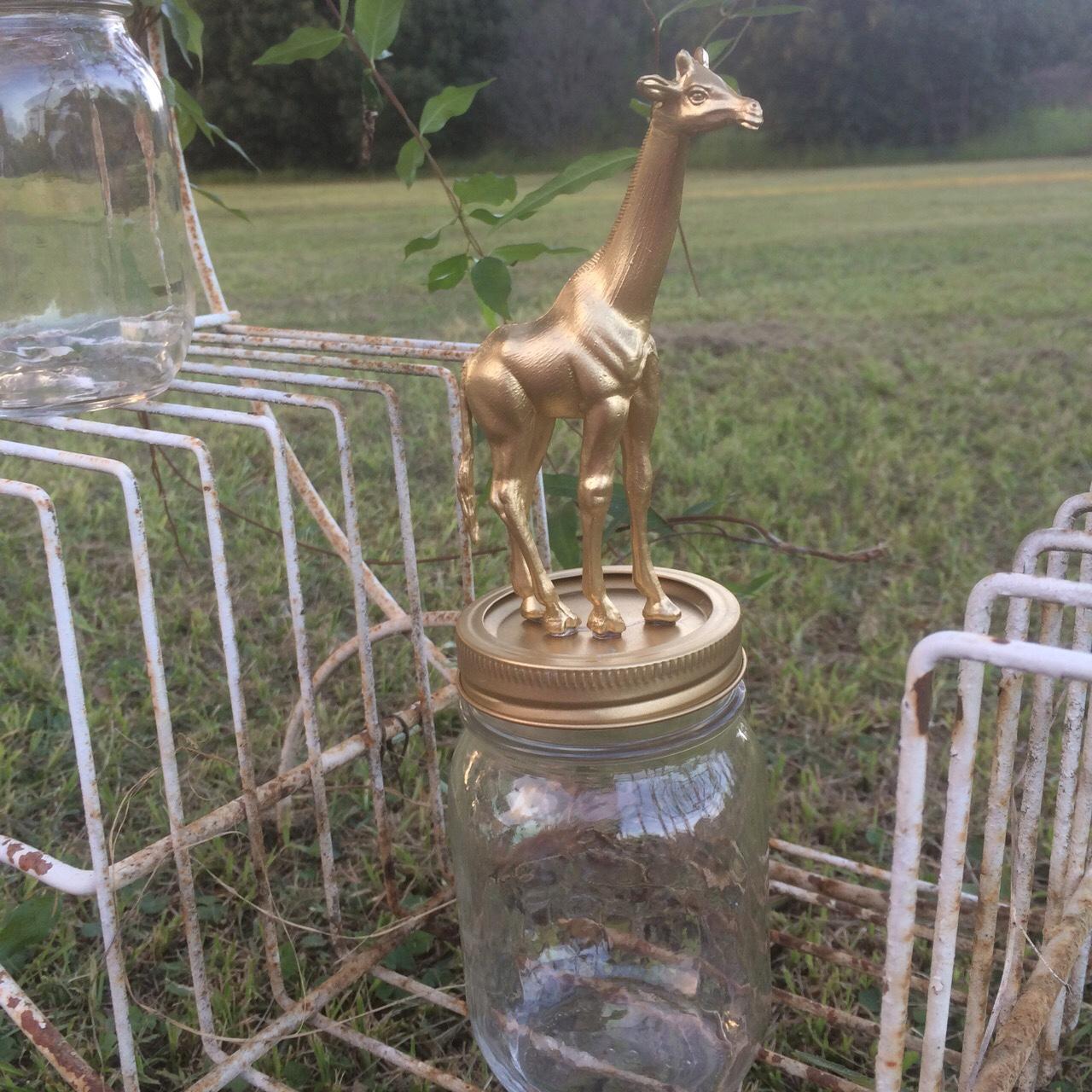 Circle or Life Jars: Giraffe Edition!! Gold Giraffe... - Depop