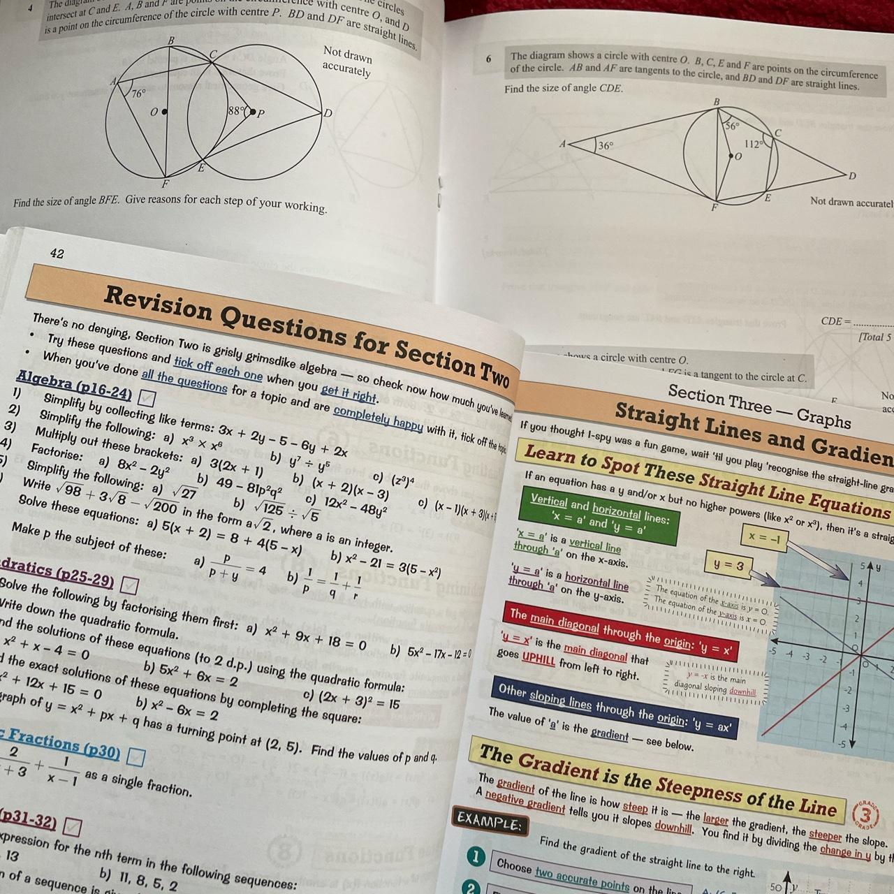GCSE Edexcel Maths Revision Guide + Exam Practice... - Depop