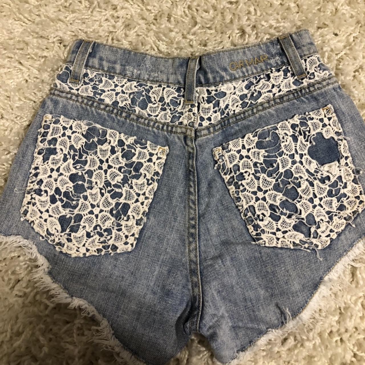 LF Carmar Denimn Shorts Light wash denim shorts with... - Depop