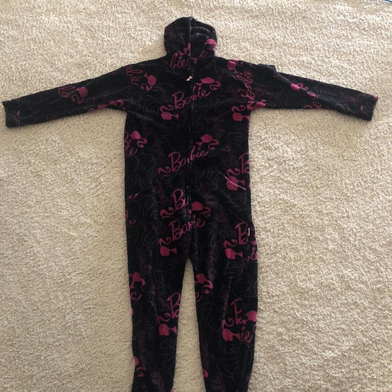 Used Barbie footed pjs. Needs a good cleaning. Has a... - Depop Used Barbie footed pjs. Needs a good cleaning. Has a... - Depop