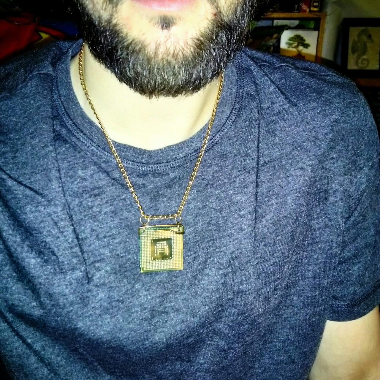 CPU Necklace "003" The #Cpu pendant has been cast... - Depop