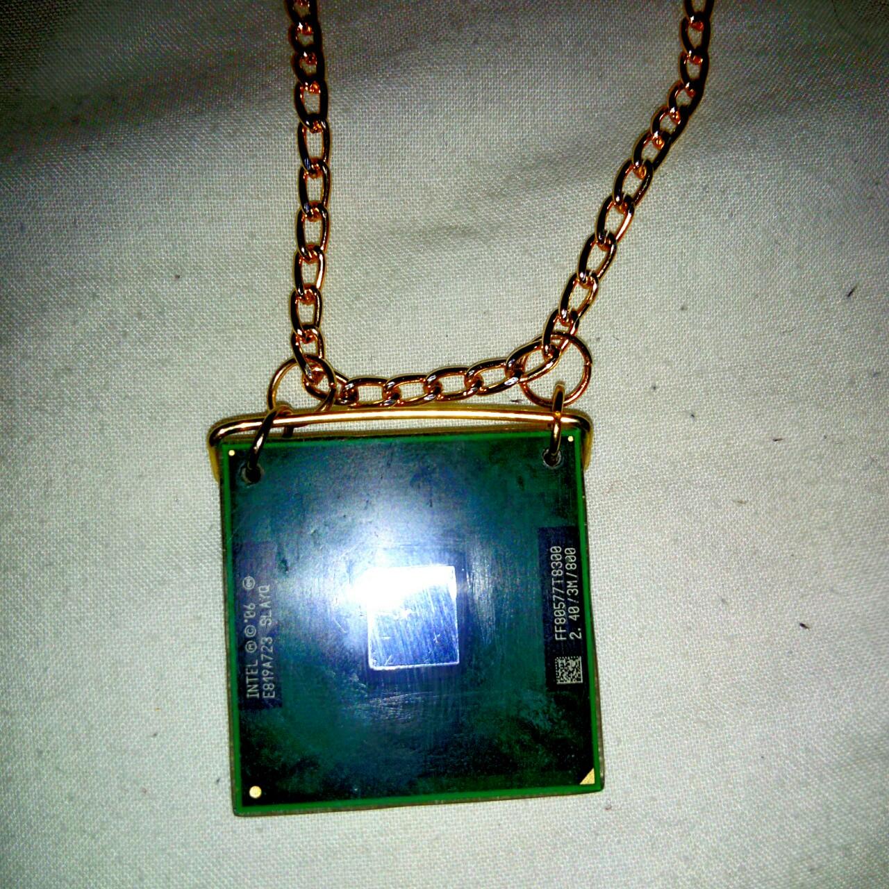 CPU Necklace "003" The #Cpu pendant has been cast... - Depop