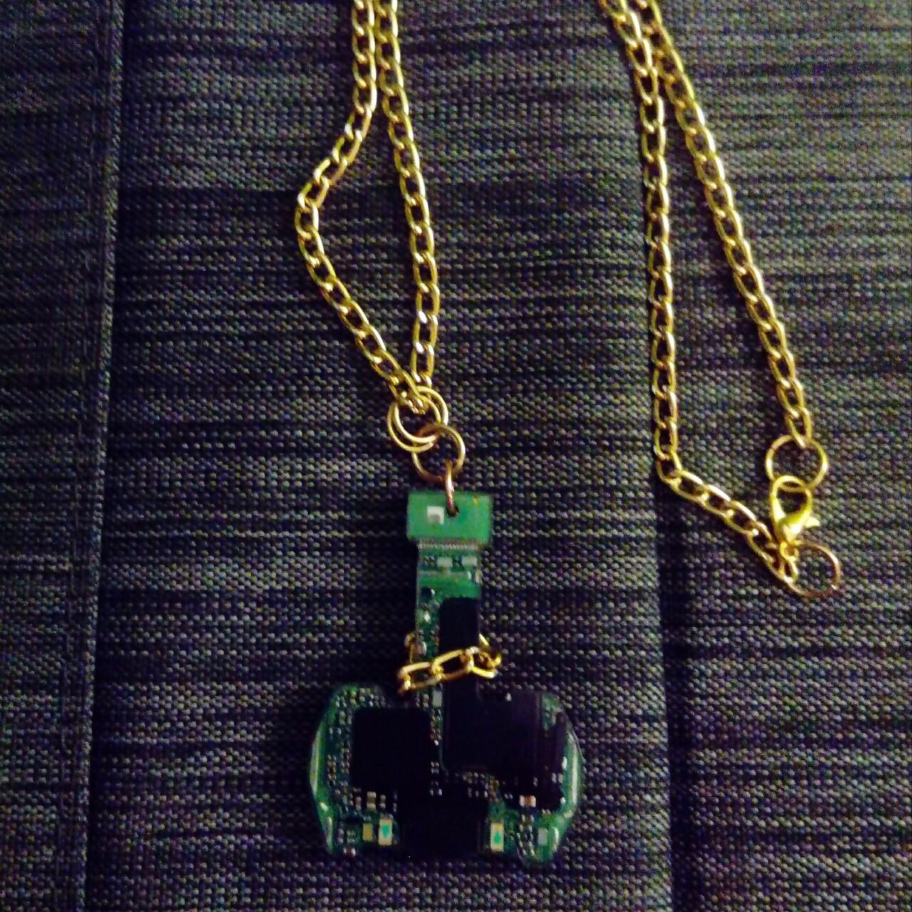 War Axe Themed Computer Board Necklace The computer... - Depop