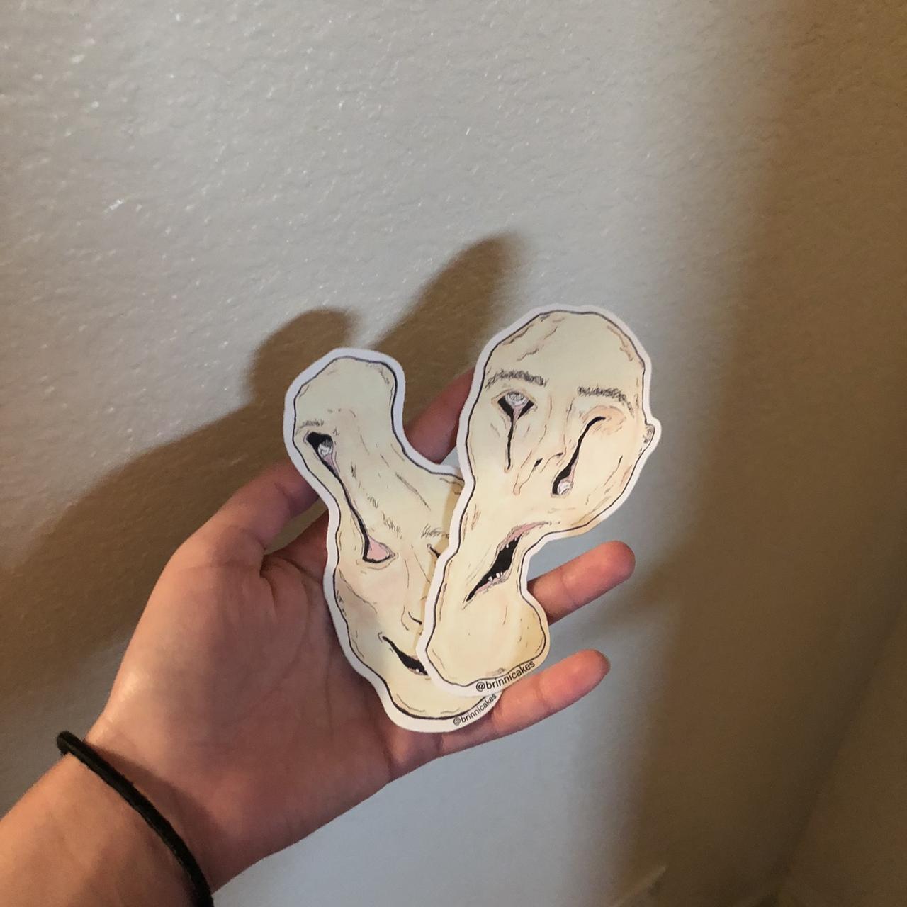 👁 stressed face stickers 👁 original drawing $30 /... - Depop