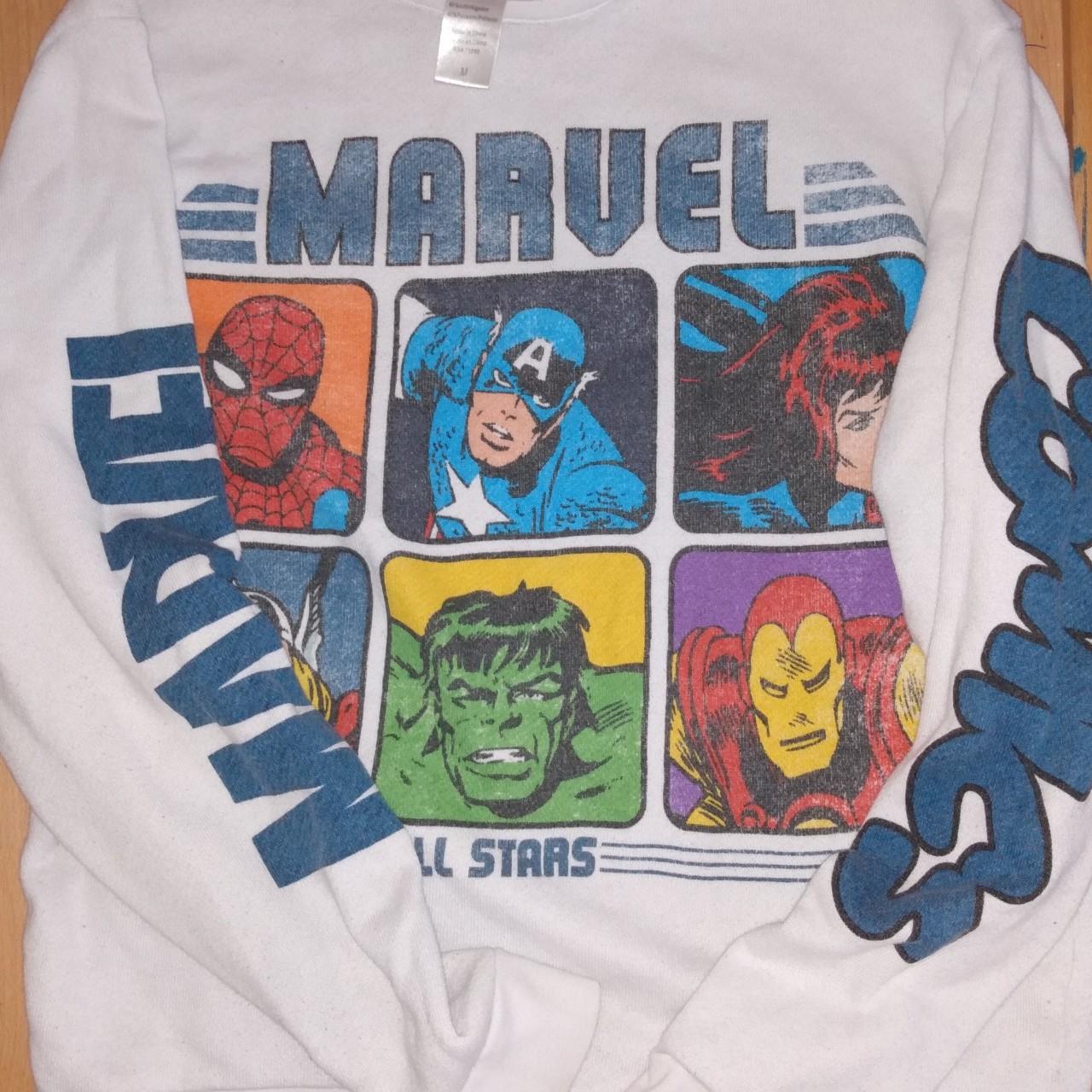 Marvel avengers sweater. Cozy and in great... - Depop