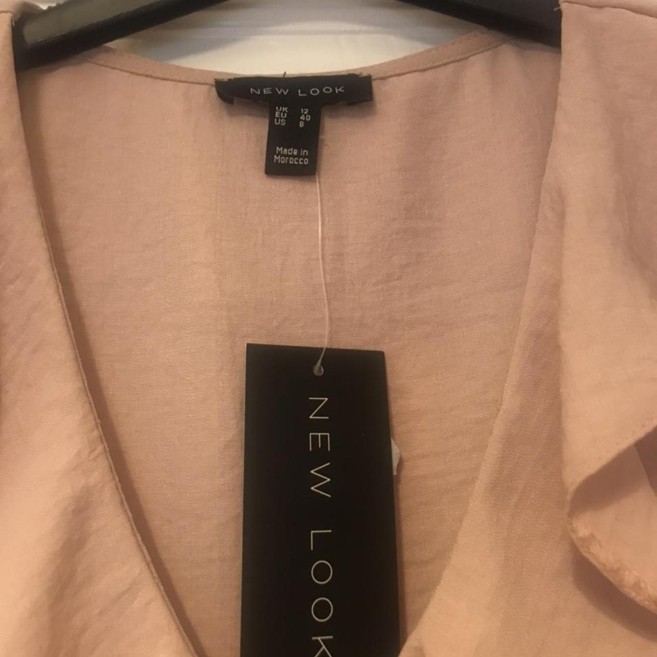 New Look Women's Pink Blouse | Depop