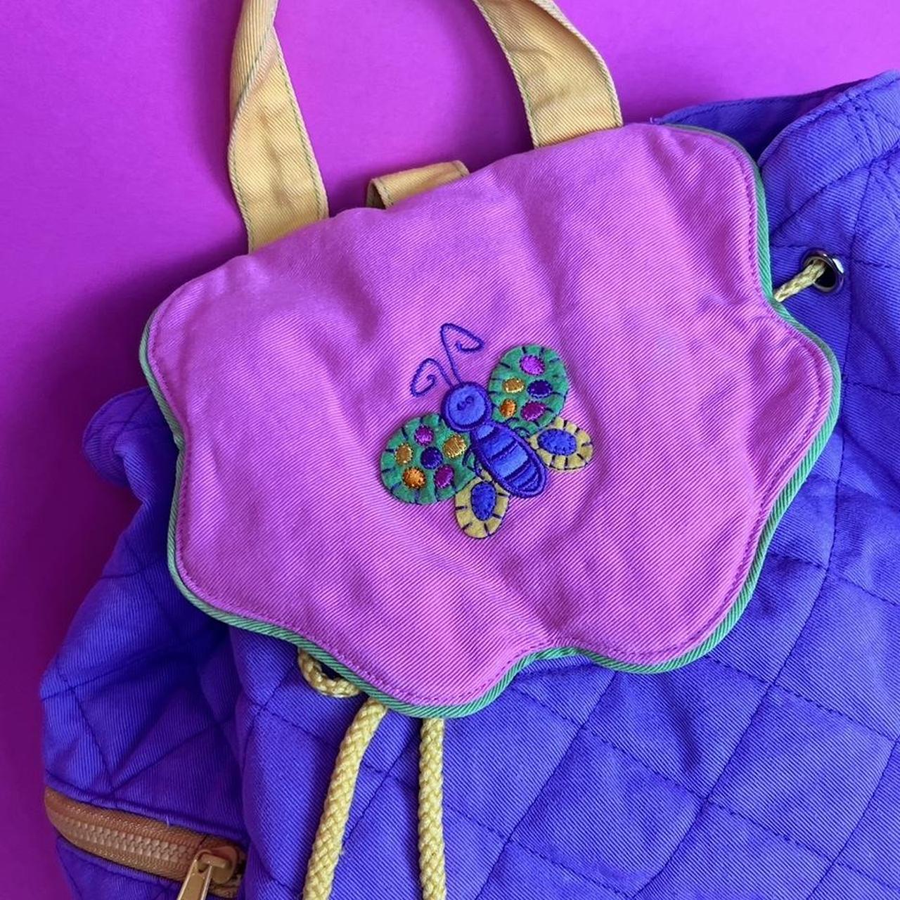 Y2K KIDCORE MINI BACKPACK 🐞 cutie quilted bag with... - Depop