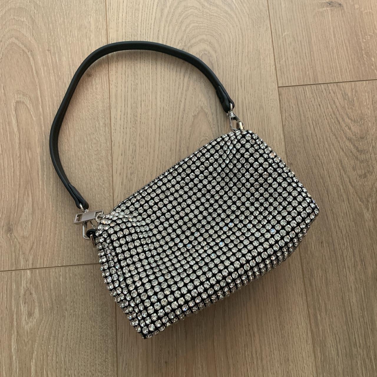 Rhinestud shoulder bag Comes with shoulder strap,... - Depop