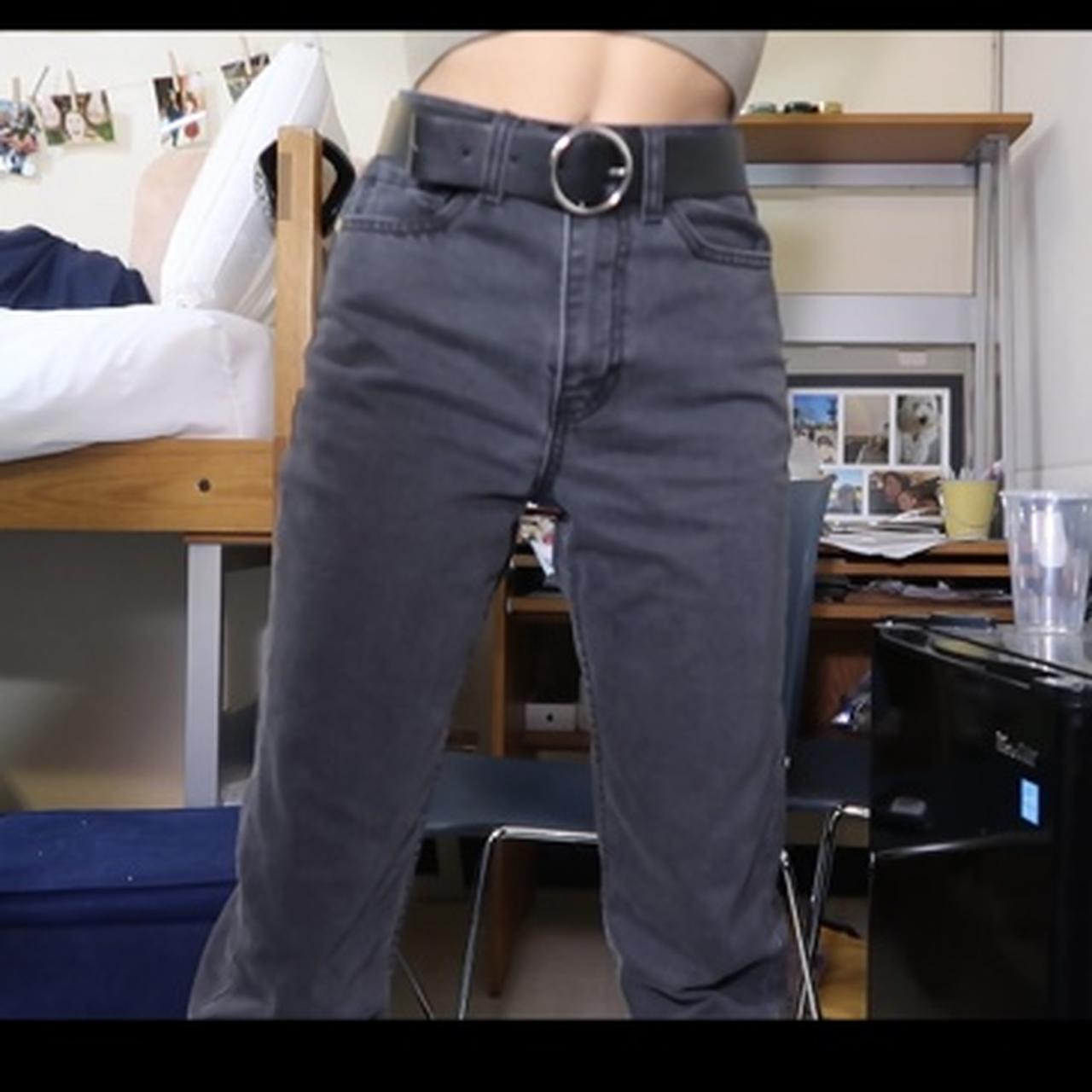 Unif Black Timmy Jeans Straight Leg and 100%... - Depop