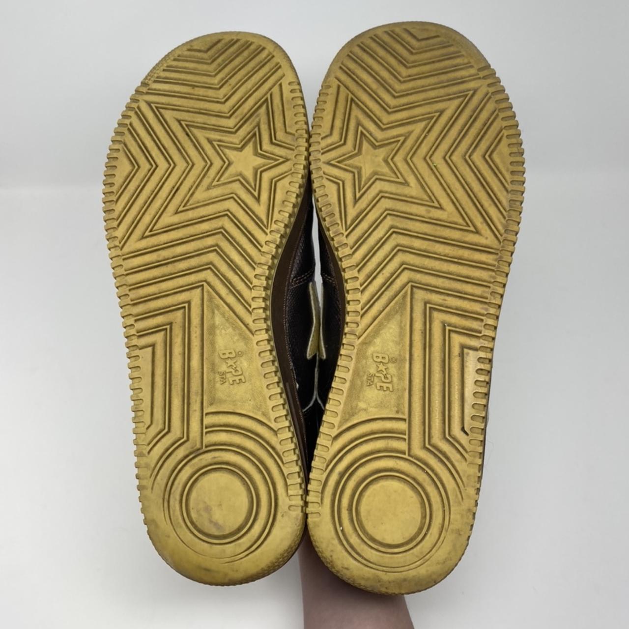 Vintage Bapesta Brown / Tan Sneaker Shoe Bape Travis... - Depop