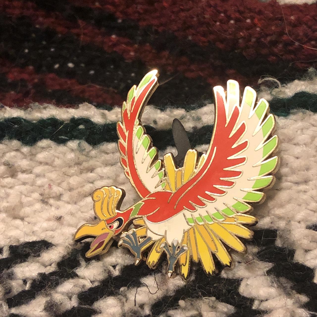 Ho-oh Pokemon Pin Pin of the legendary bird ho-oh... - Depop