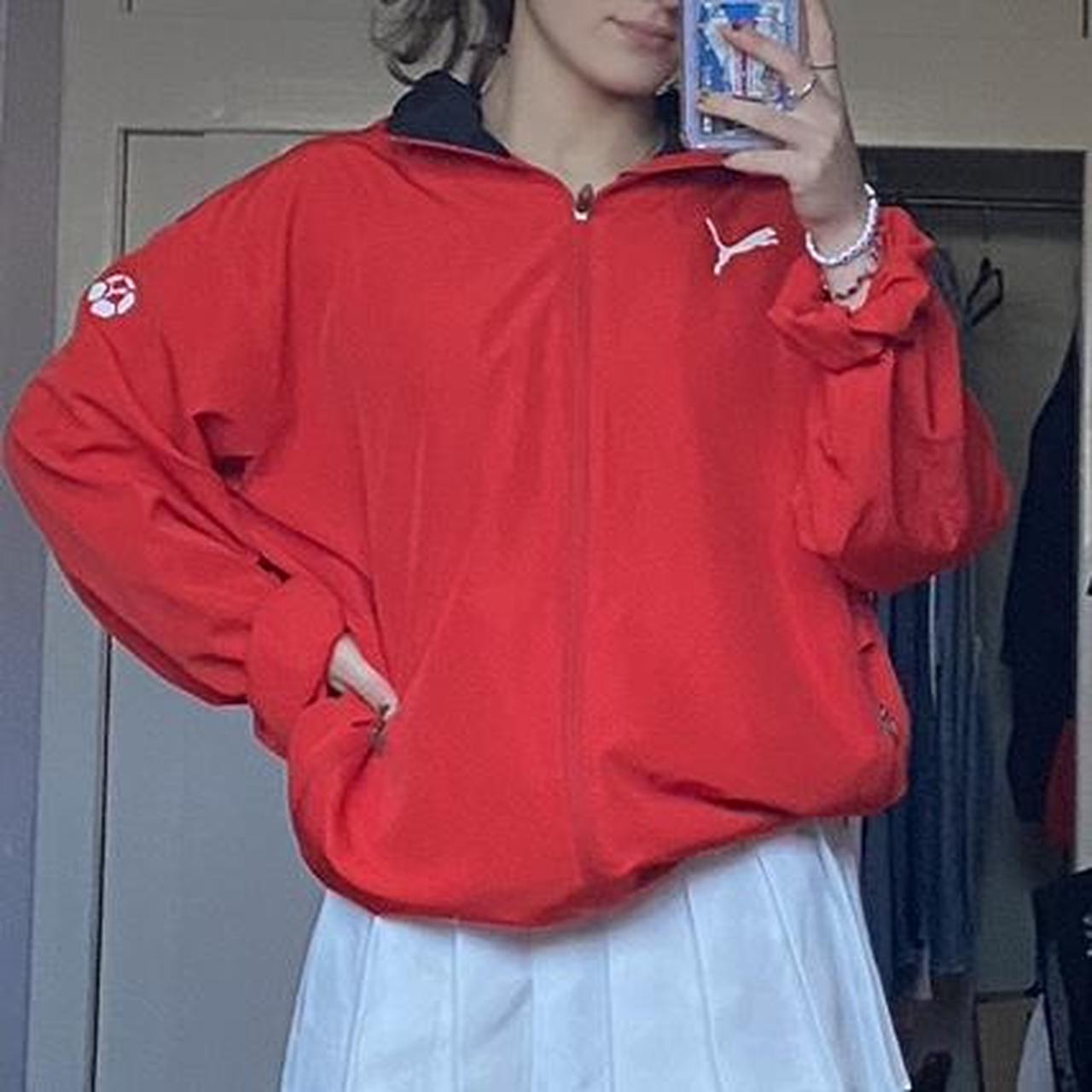 Puma Women's Red Jacket | Depop