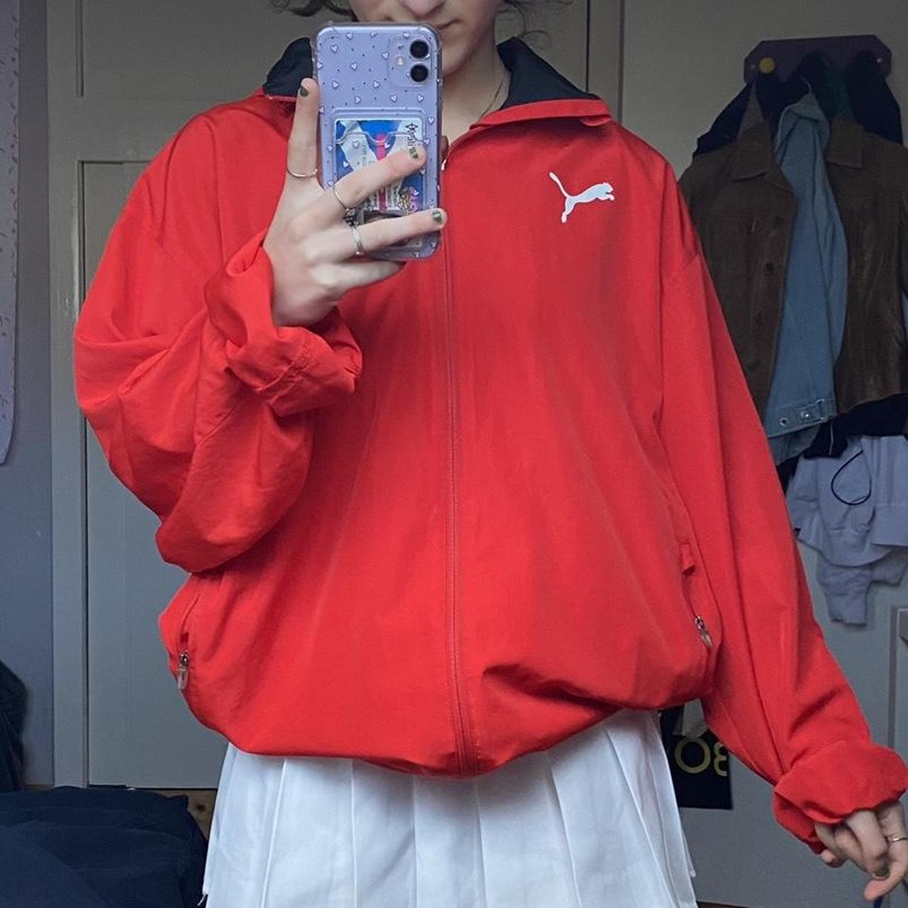 Puma Women's Red Jacket | Depop
