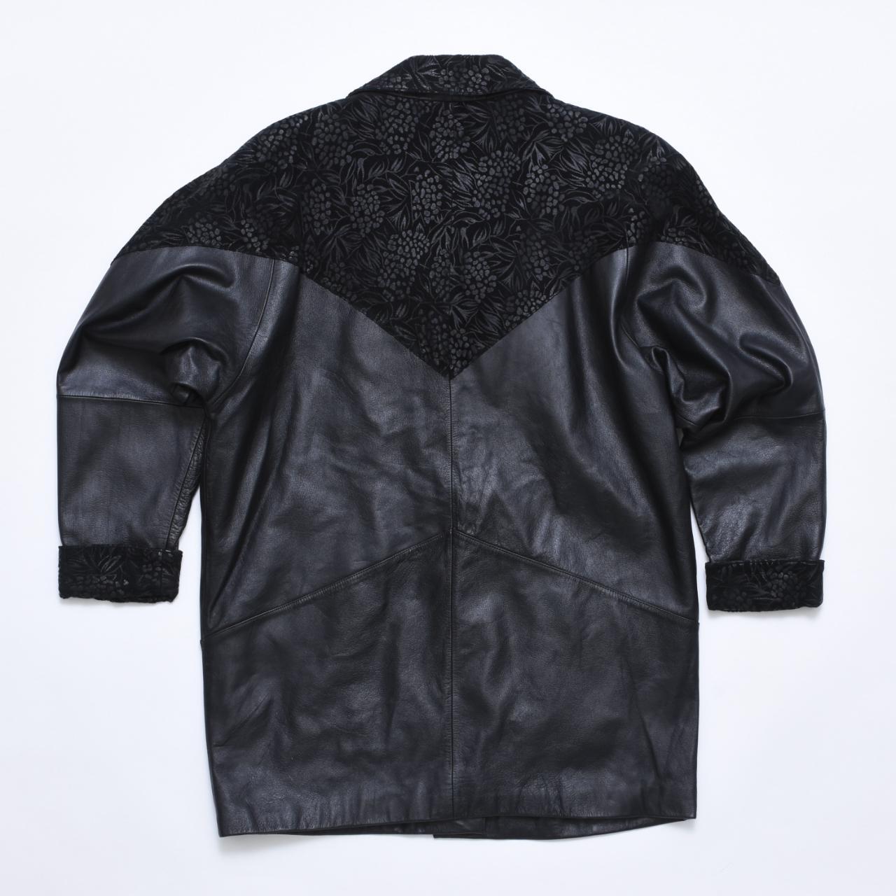 Fitz-Wright black leather jacket 🔥 Size L/XL 📦 FREE... - Depop