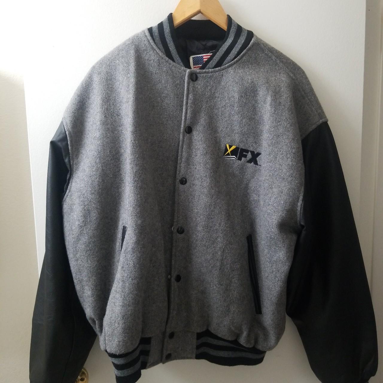 Vintage FX Network Promotional Heavy Varisty Jacket... - Depop