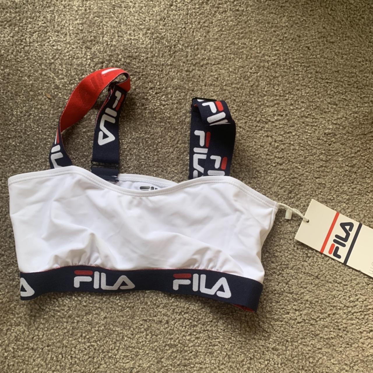 FILA SWIMWEAR CROP / bikini top, never worn, brand... - Depop