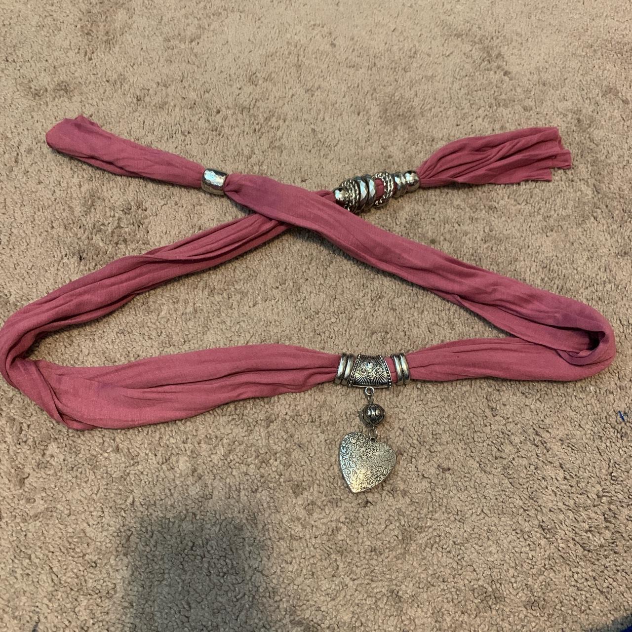 Fancy woman’s neck scarf with scarf rings featuring... - Depop