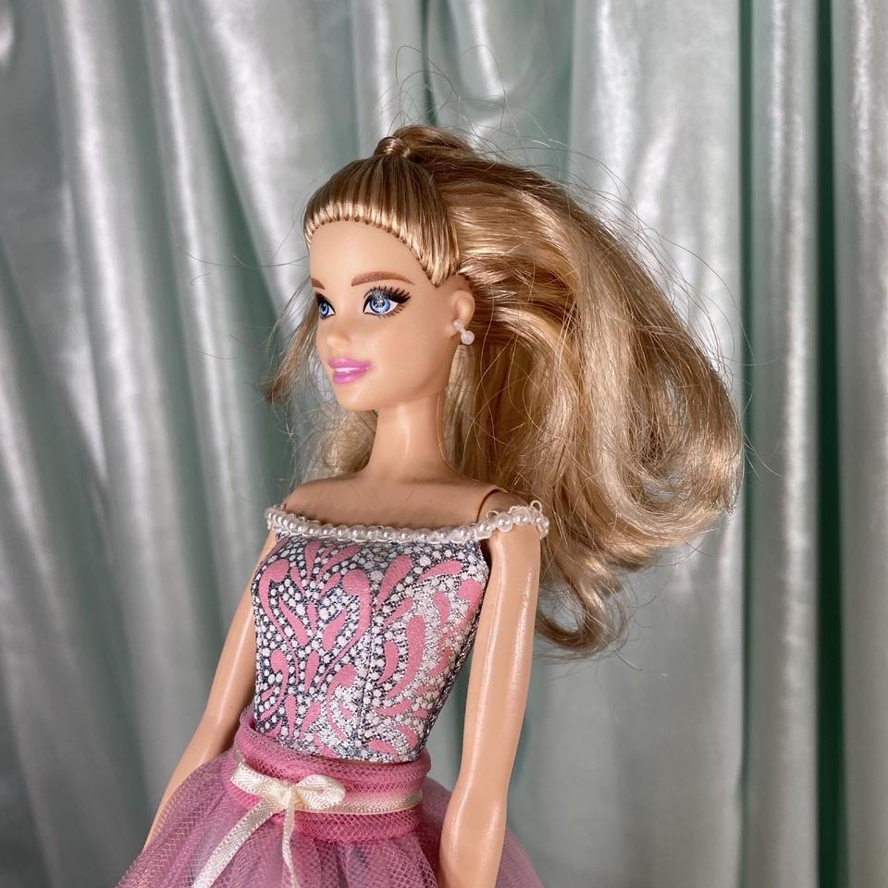 Soft pastel birthday barbie doll (2016) - Depop