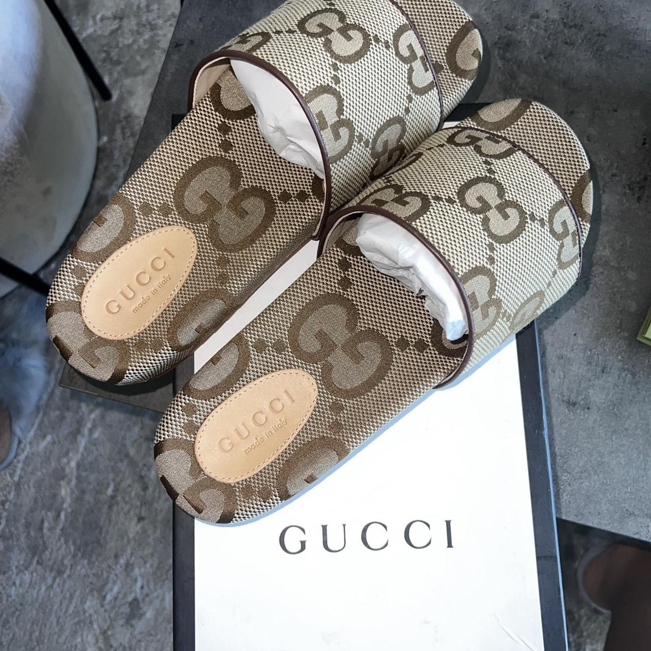 Brand new mens Gucci slides. Size 46. Too narrow for... - Depop