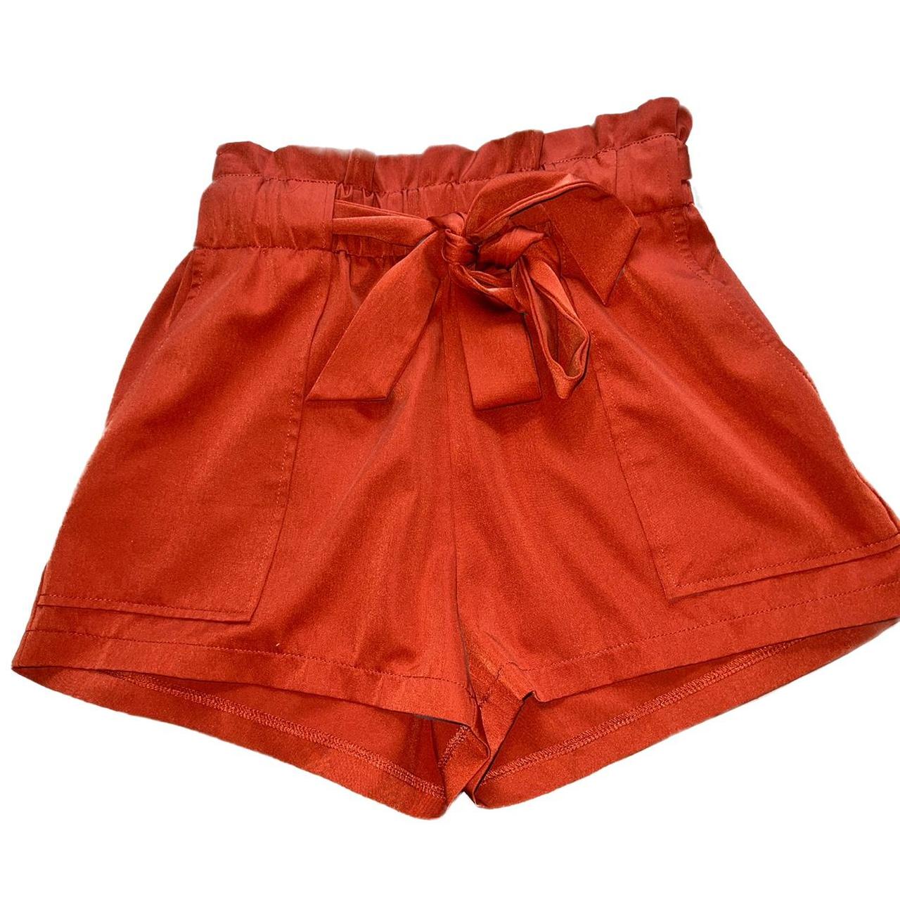 Girly mid-rise satin shorts. Perfect for summer... - Depop