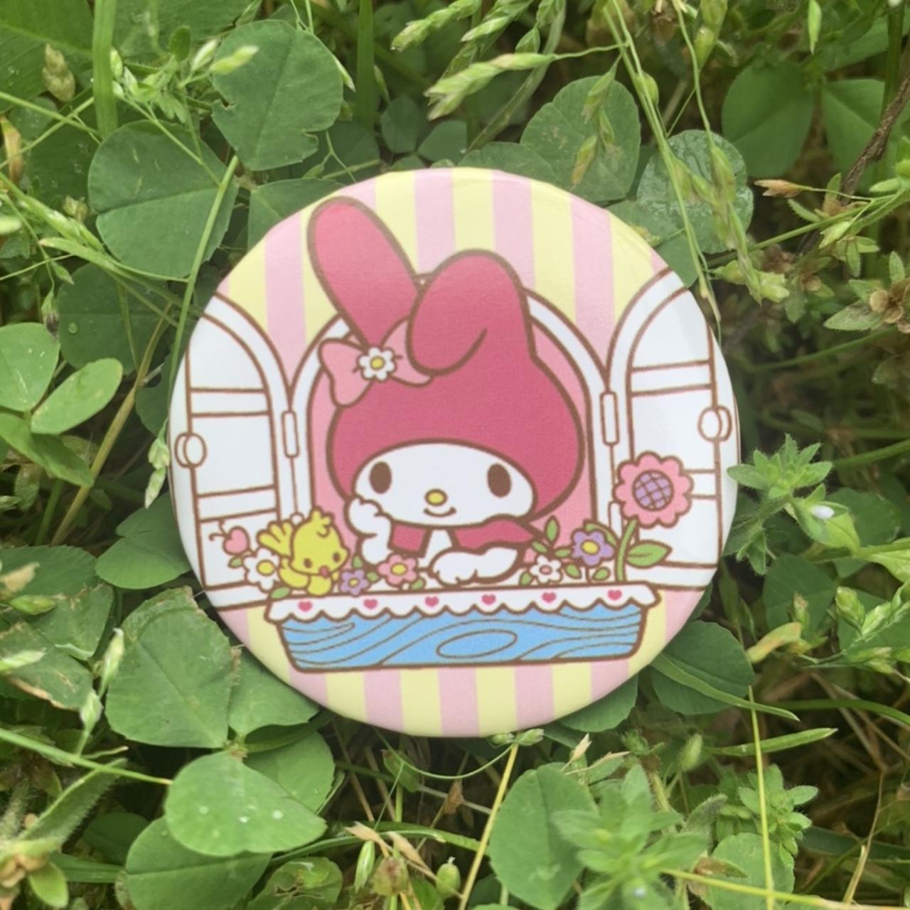 Super cute my melody pin / badge ! 🦋 This precious... - Depop