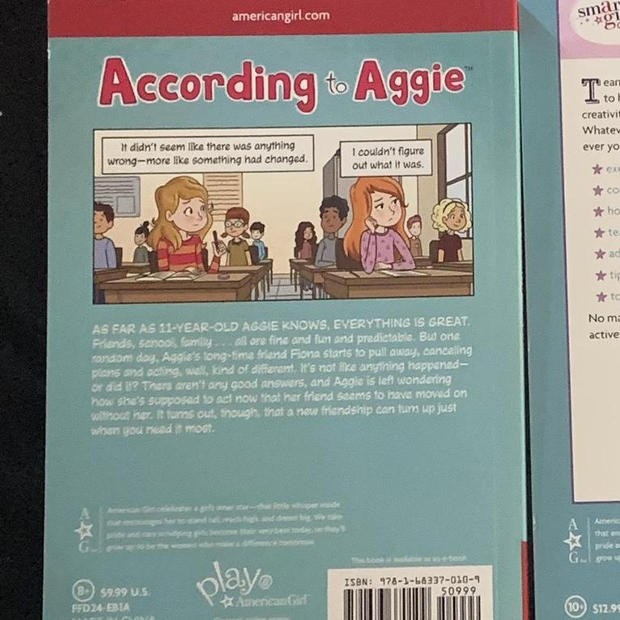 two american girl books. according to angie comic... - Depop
