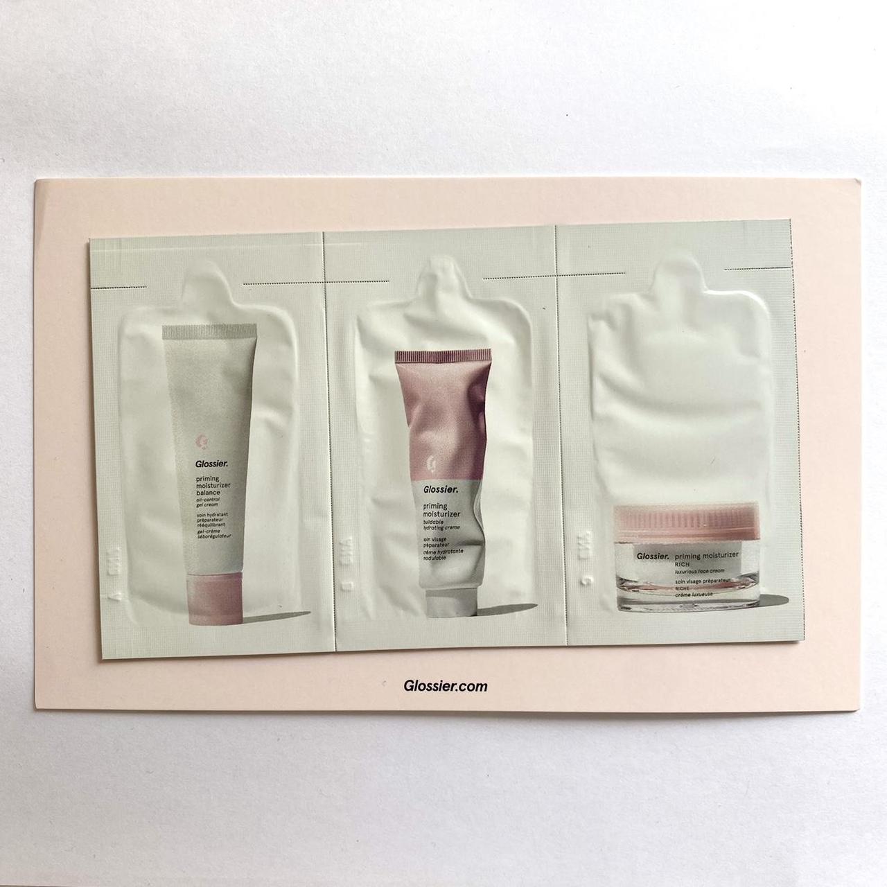 Glossier moisturizer sample pack Comes with samples... - Depop
