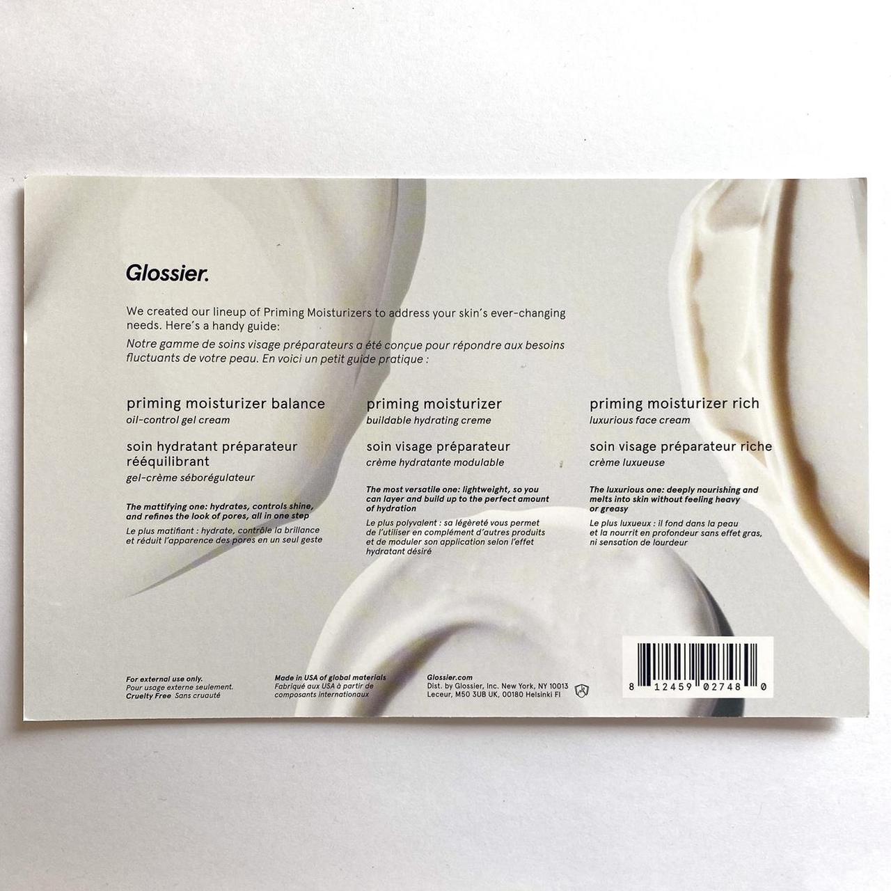 Glossier moisturizer sample pack Comes with samples... - Depop