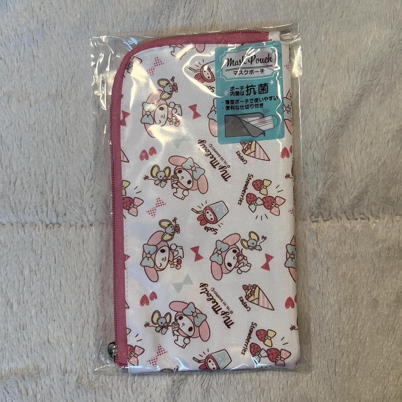 MY MELODY FACE MASK POUCH super cute my melody... - Depop