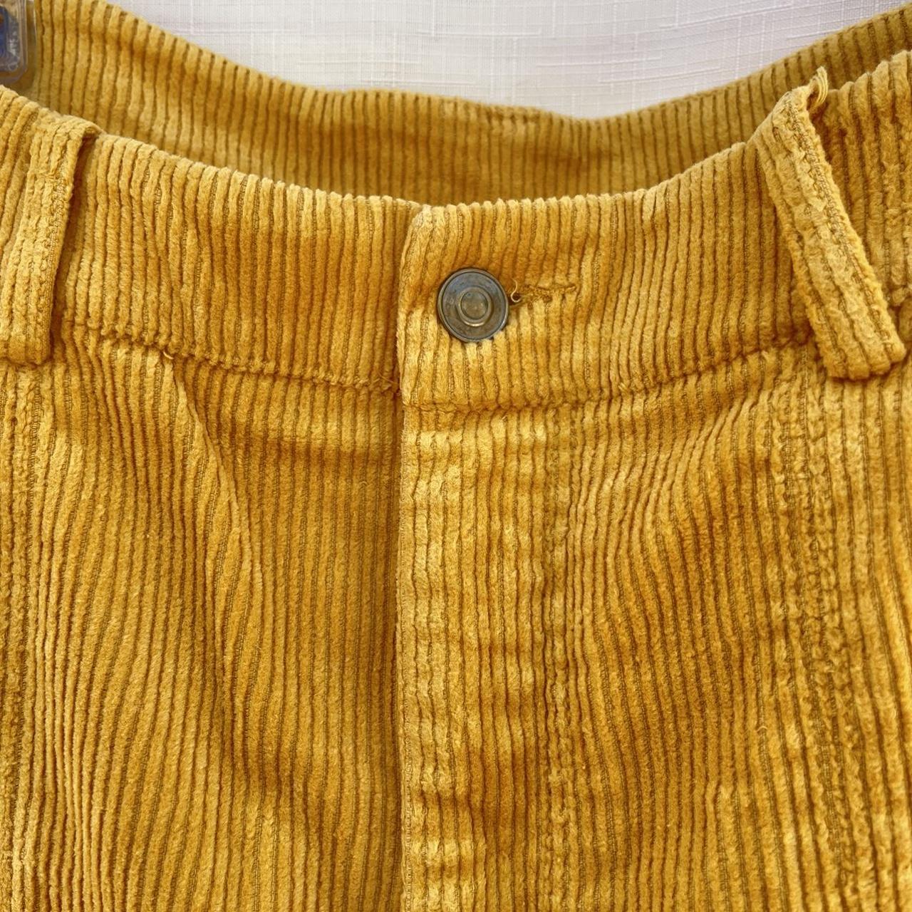 Mustard yellow corduroy straight pants💛 perfect for... - Depop