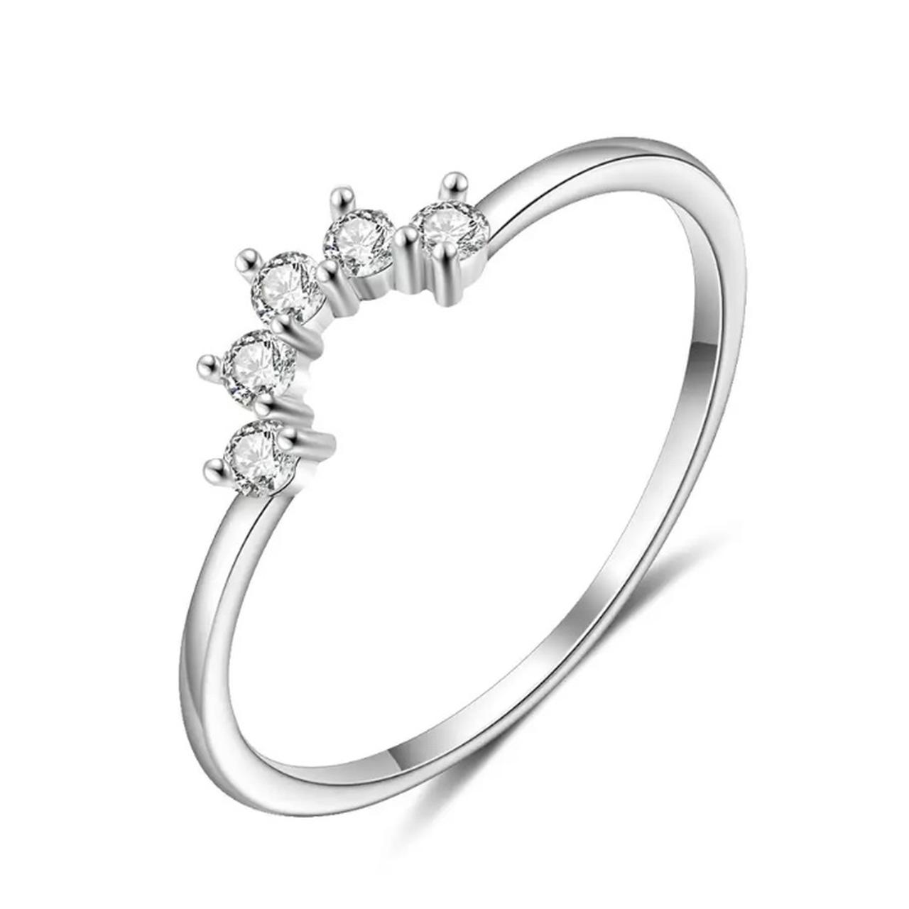 100% Real Sterling Silver - S925 - Stackable Ring -... - Depop